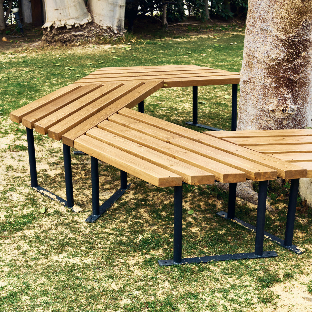 hex bench – Alamein Outdoor Furniture