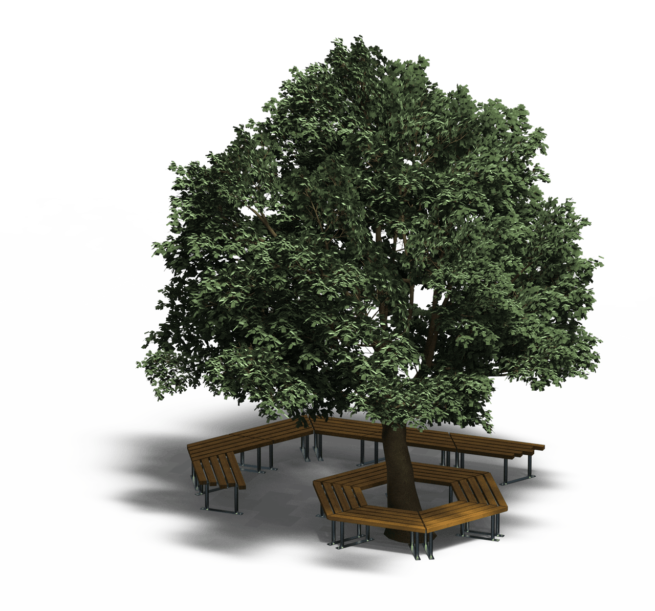 hex bench – Alamein Outdoor Furniture