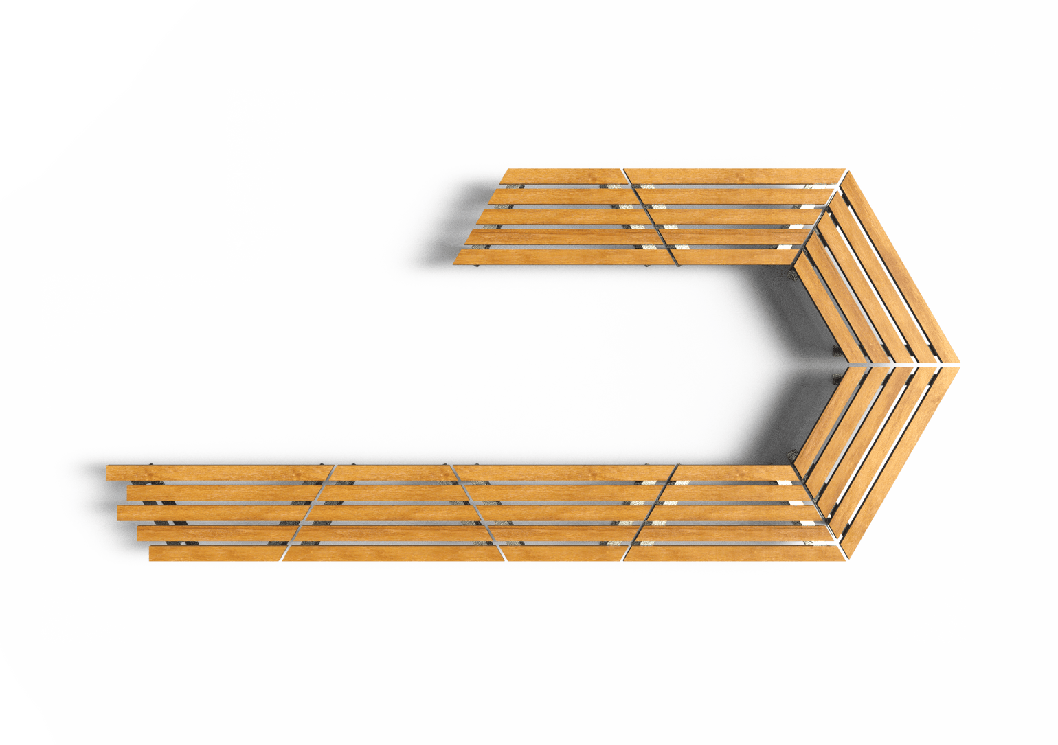 hex bench – Alamein Outdoor Furniture