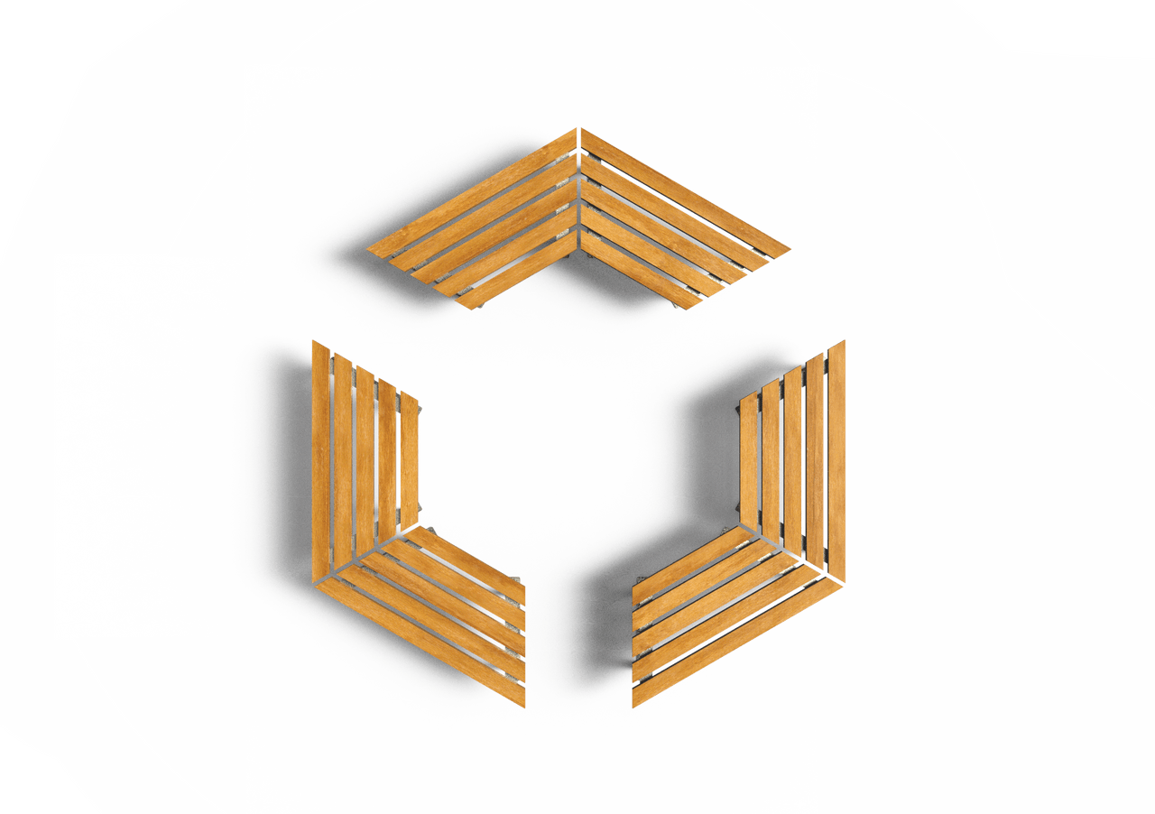 hex bench – Alamein Outdoor Furniture